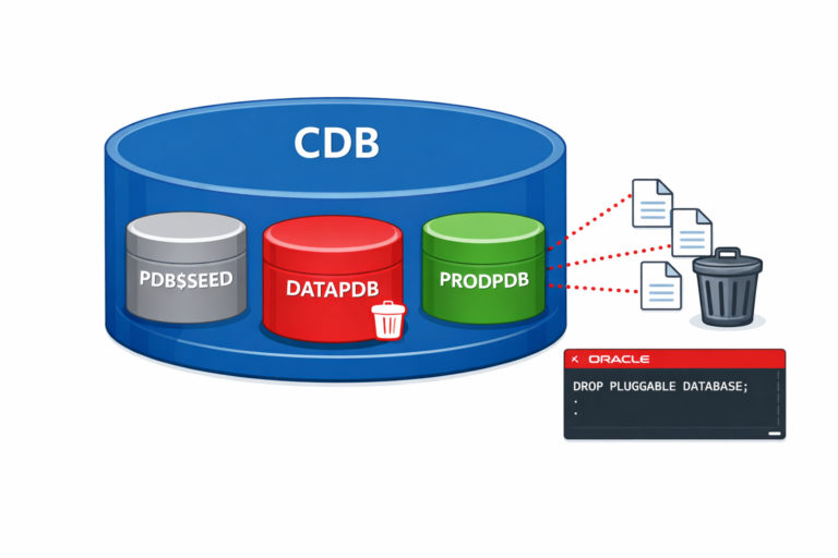 How to Drop a Pluggable Database Including Datafiles in Oracle 19c ...